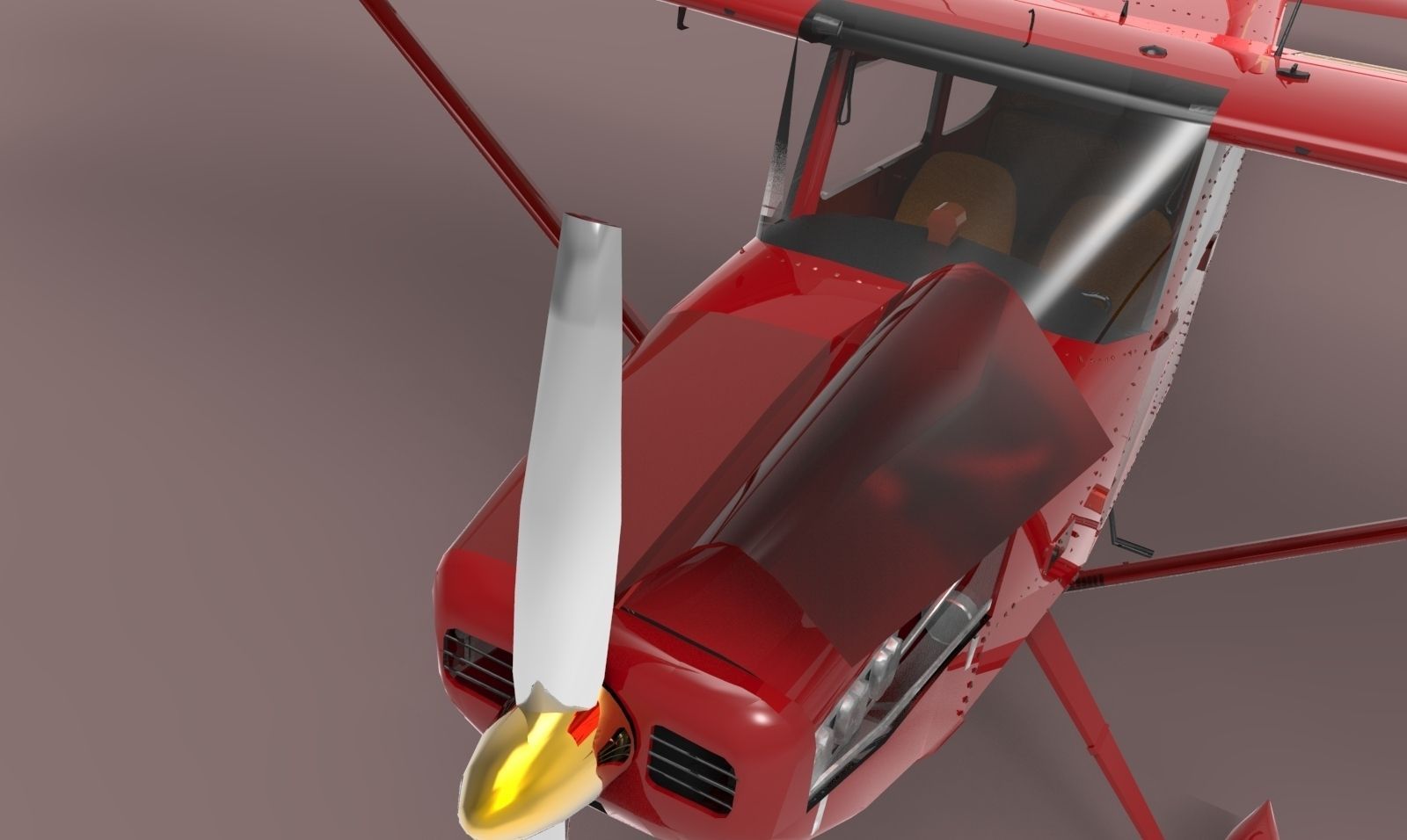 Cessna 170B free 3D model | CGTrader