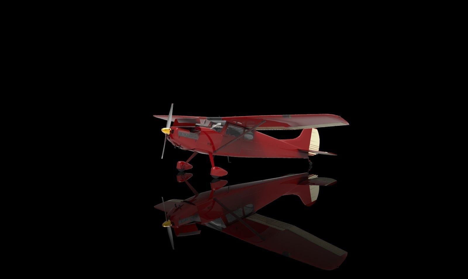 Cessna 170B free 3D model | CGTrader