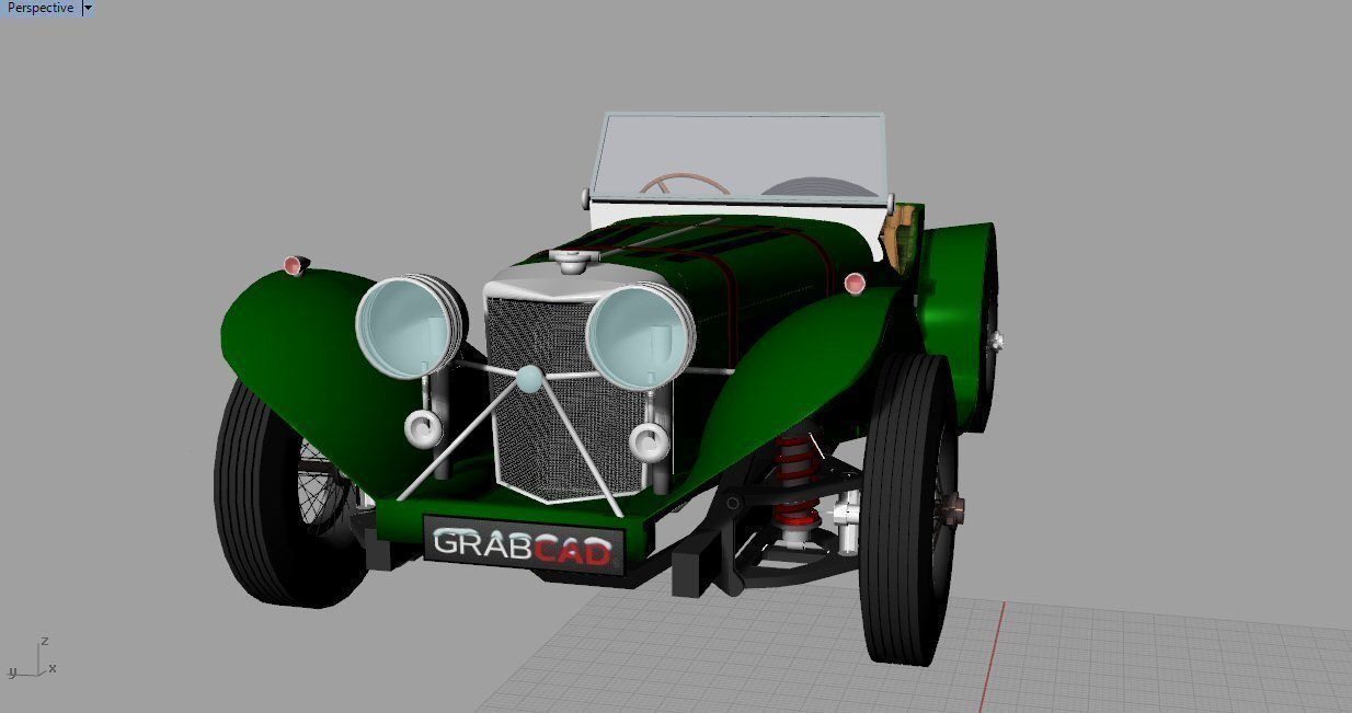 Old MG free 3D model | CGTrader