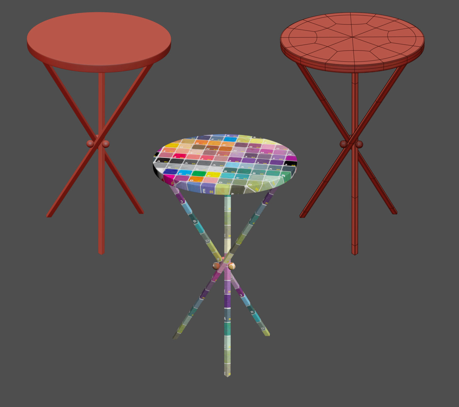 3D model Set Coffee Table VR / AR / low-poly | CGTrader