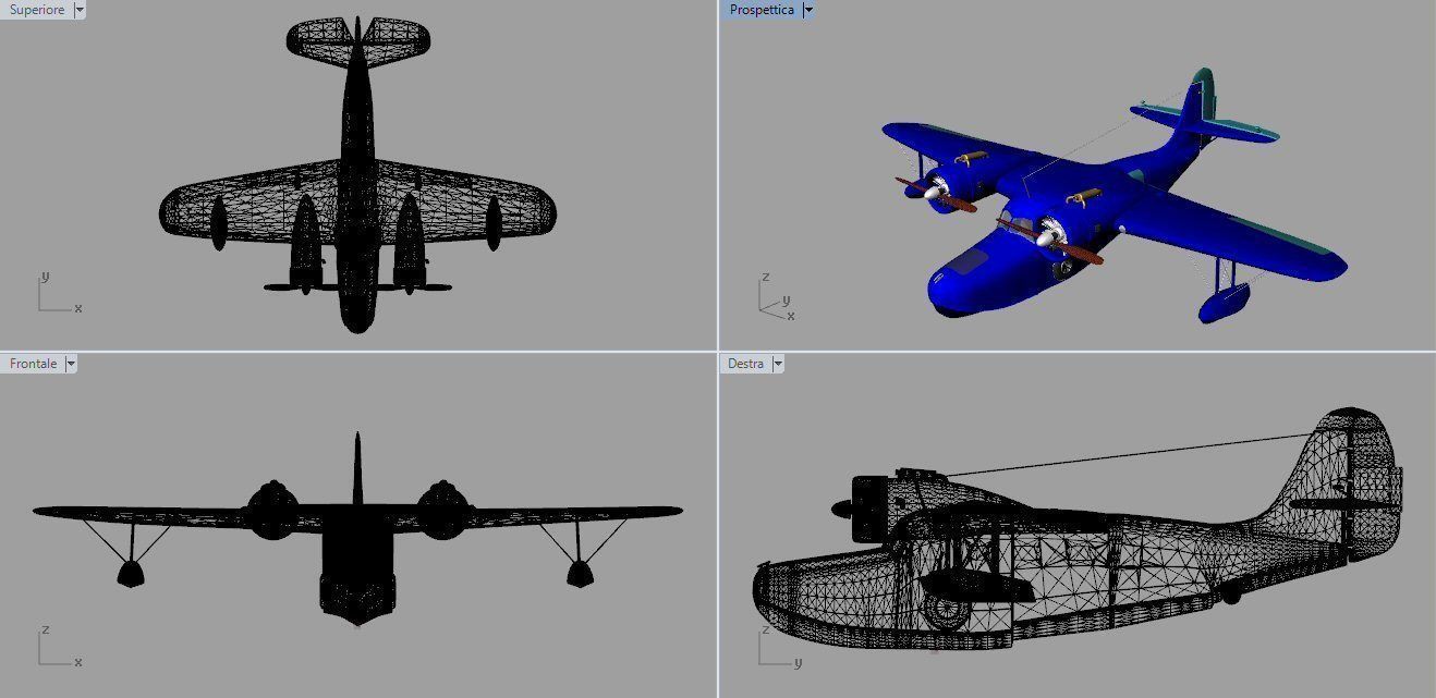 Grumman G-21 Goose free 3D model | CGTrader