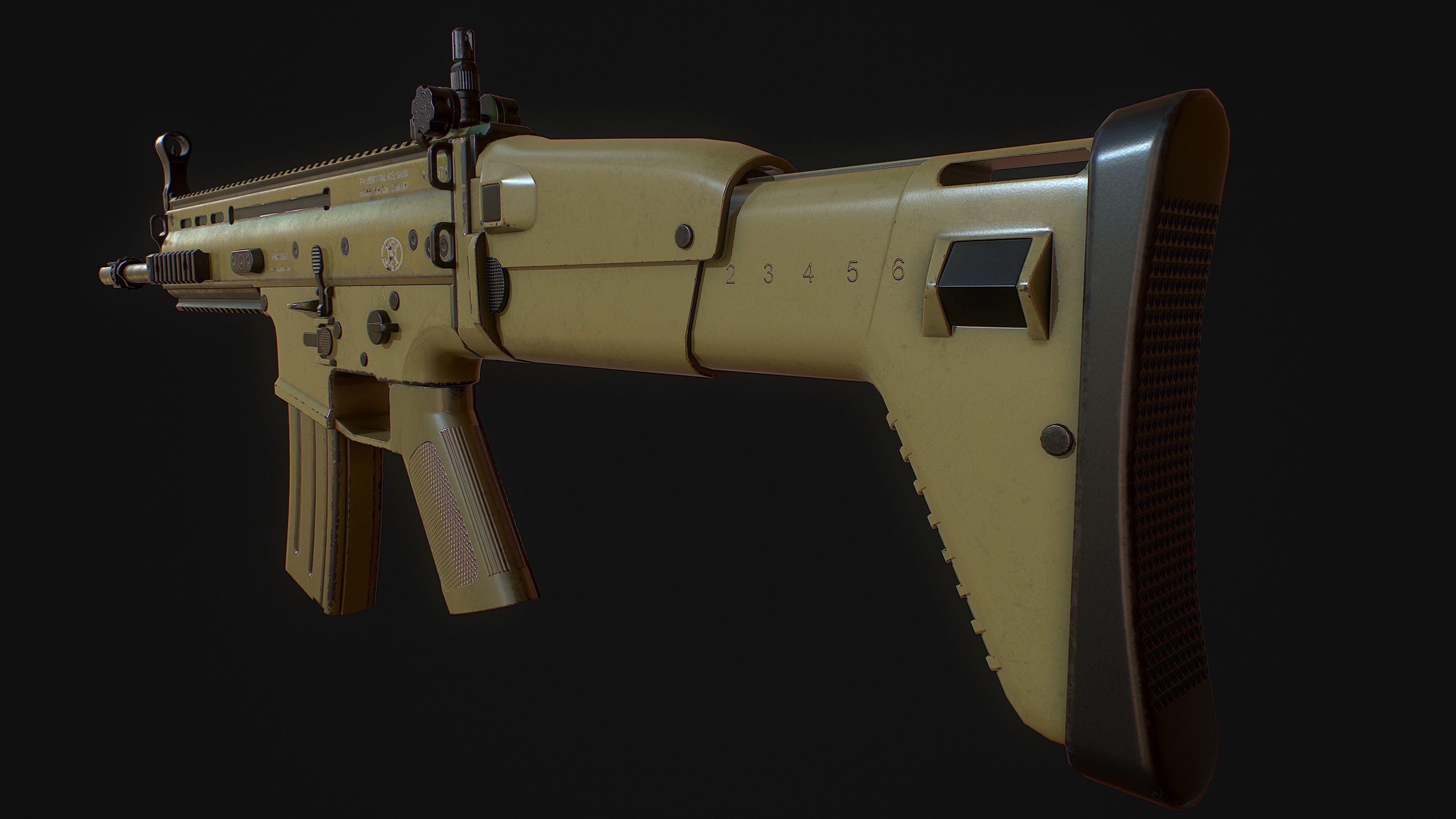 3D model SCAR L VR / AR / low-poly | CGTrader