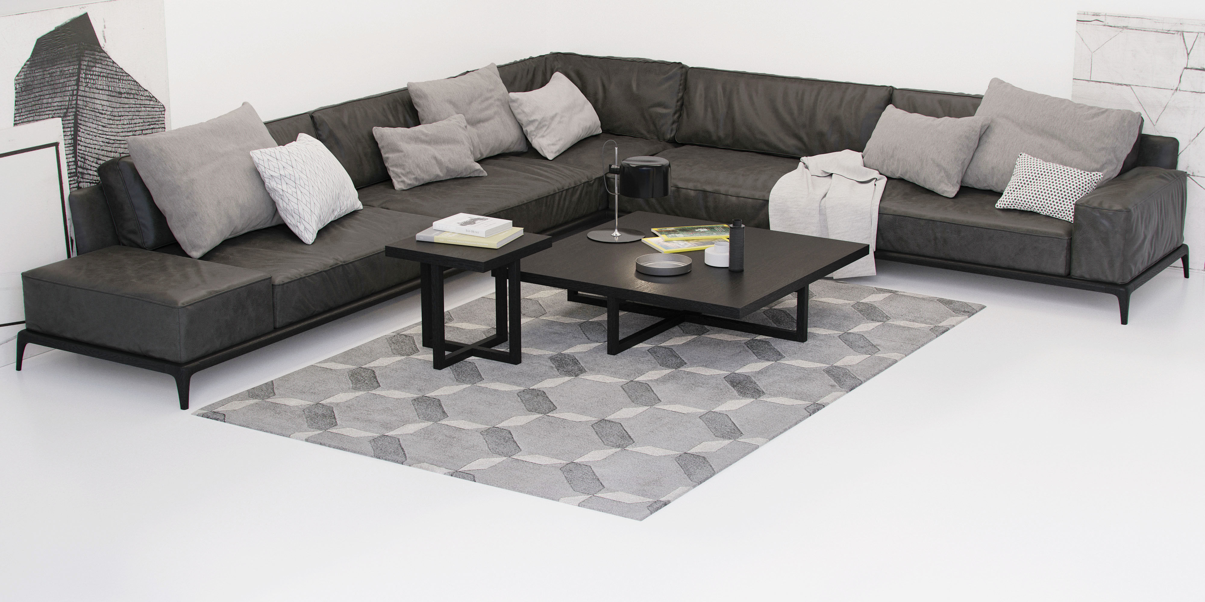 Poliform park sofa 3D model | CGTrader