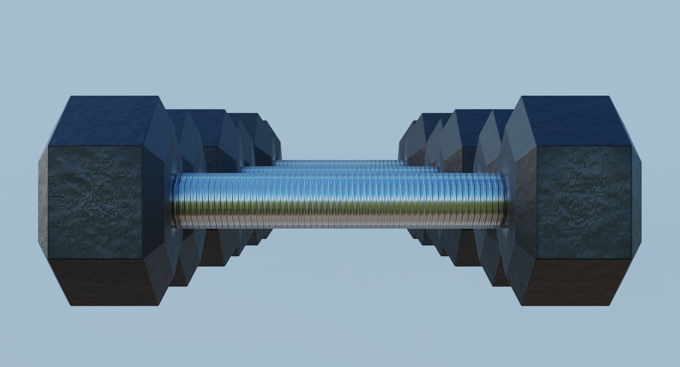 Gym Dumbbells - Low Poly 3D model | CGTrader