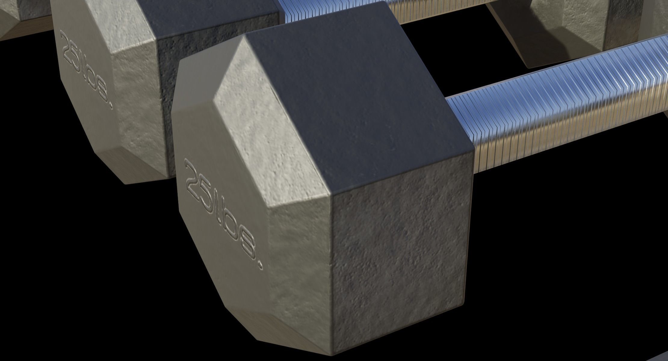 Gym Dumbbells - Low Poly 3D model | CGTrader