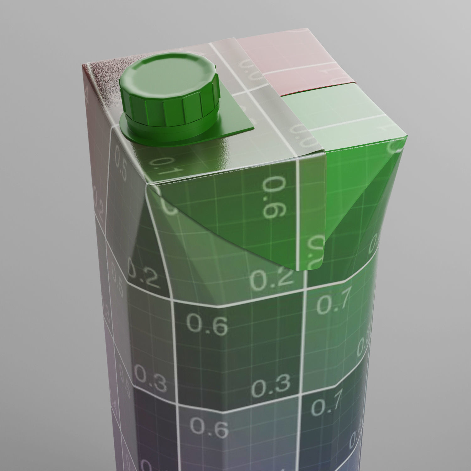 Tetra Juice Carton Box 3D model | CGTrader
