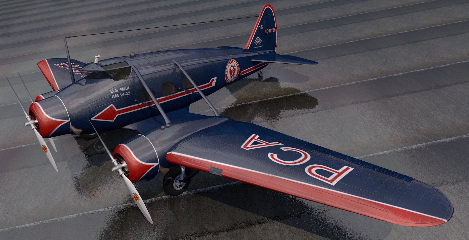 Stinson A1 Trimotor 3D model | CGTrader