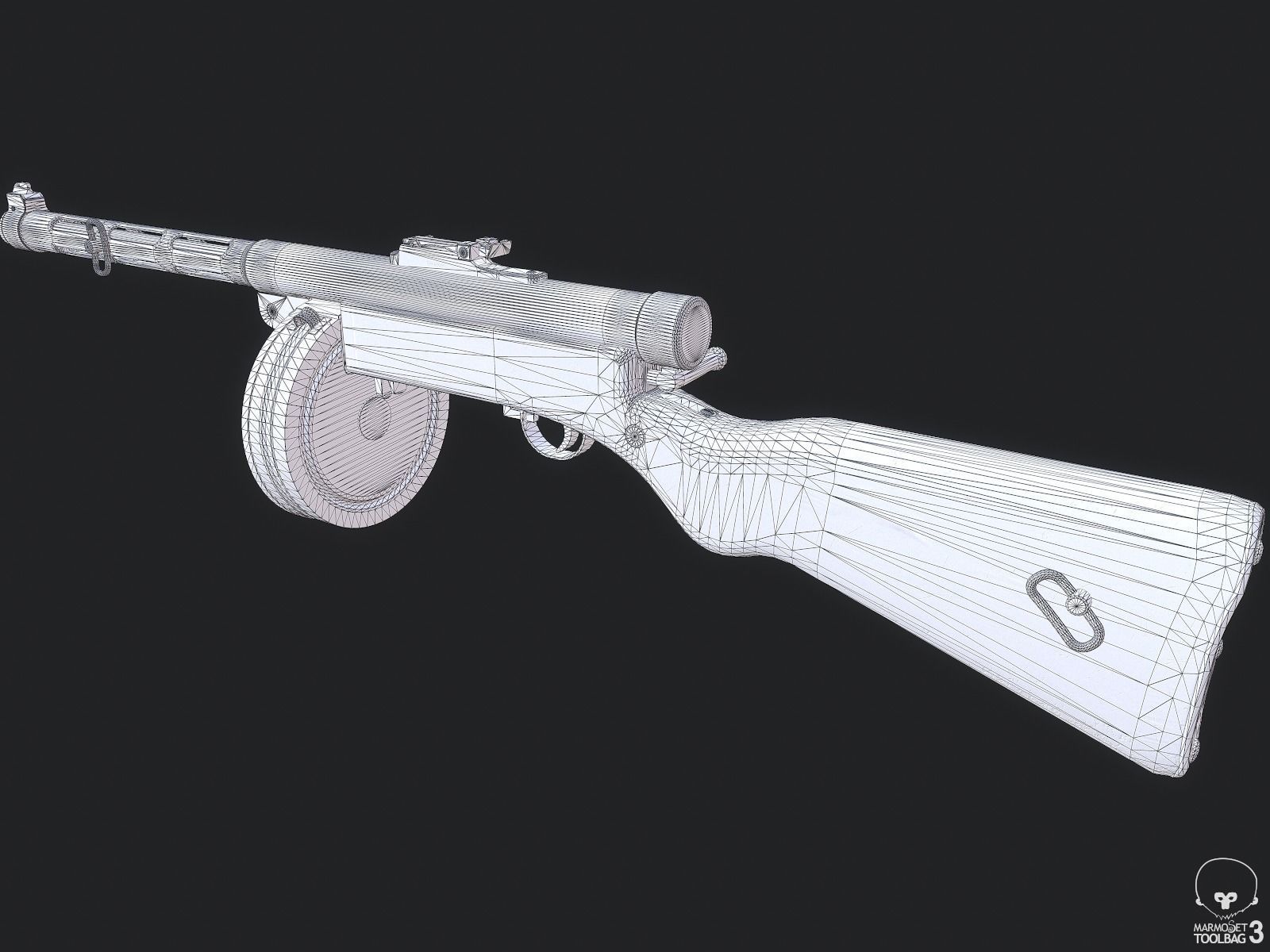 3D model KP31 Submachine Gun VR / AR / low-poly | CGTrader