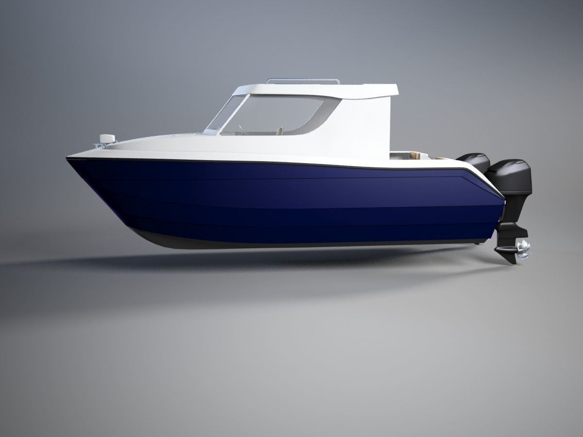 Boat Catamaran 3D model | CGTrader