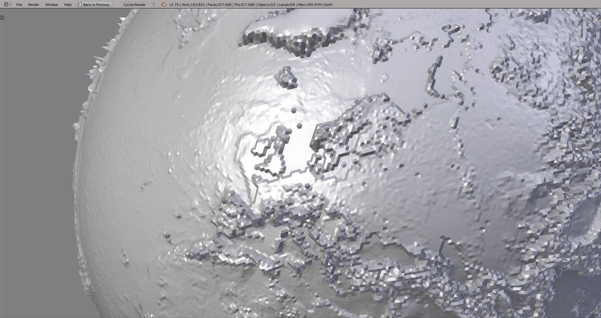 Planet Earth with NASA Height Maps and Improved Textures 3D model ...