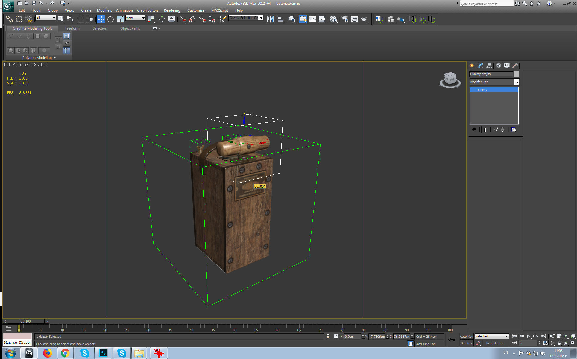 3D model Detonator VR / AR / low-poly rigged | CGTrader