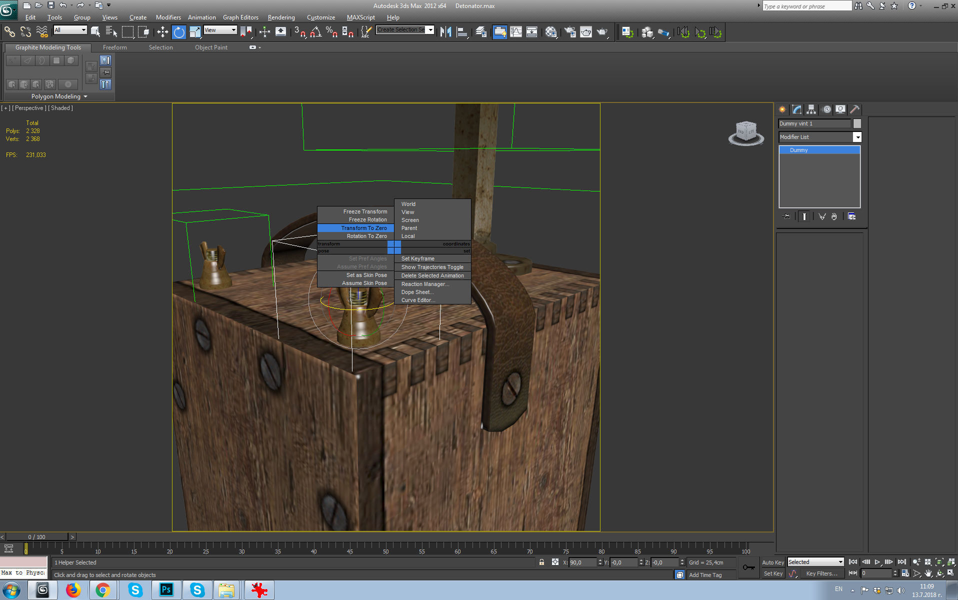 3D model Detonator VR / AR / low-poly rigged | CGTrader