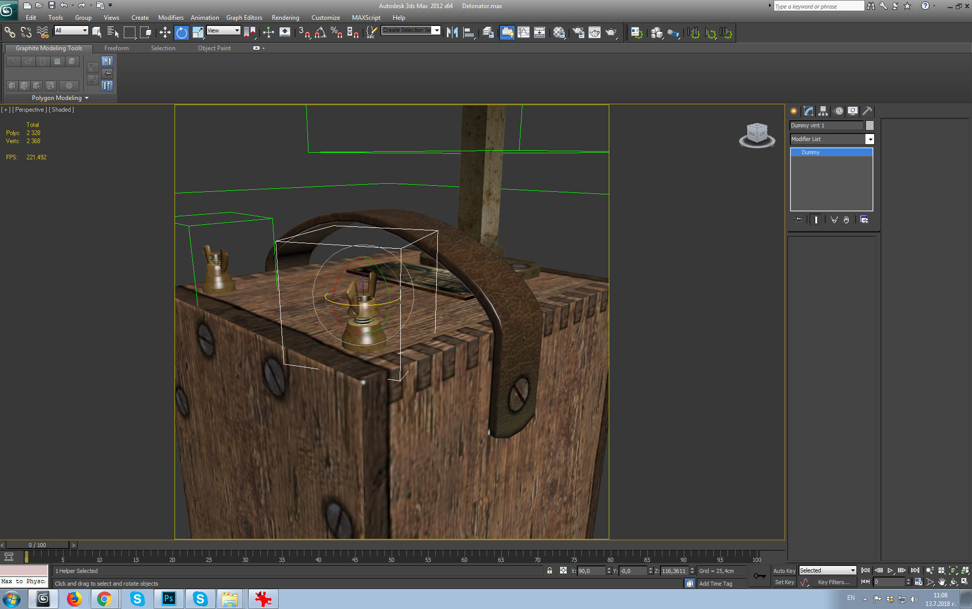 3D model Detonator VR / AR / low-poly rigged | CGTrader