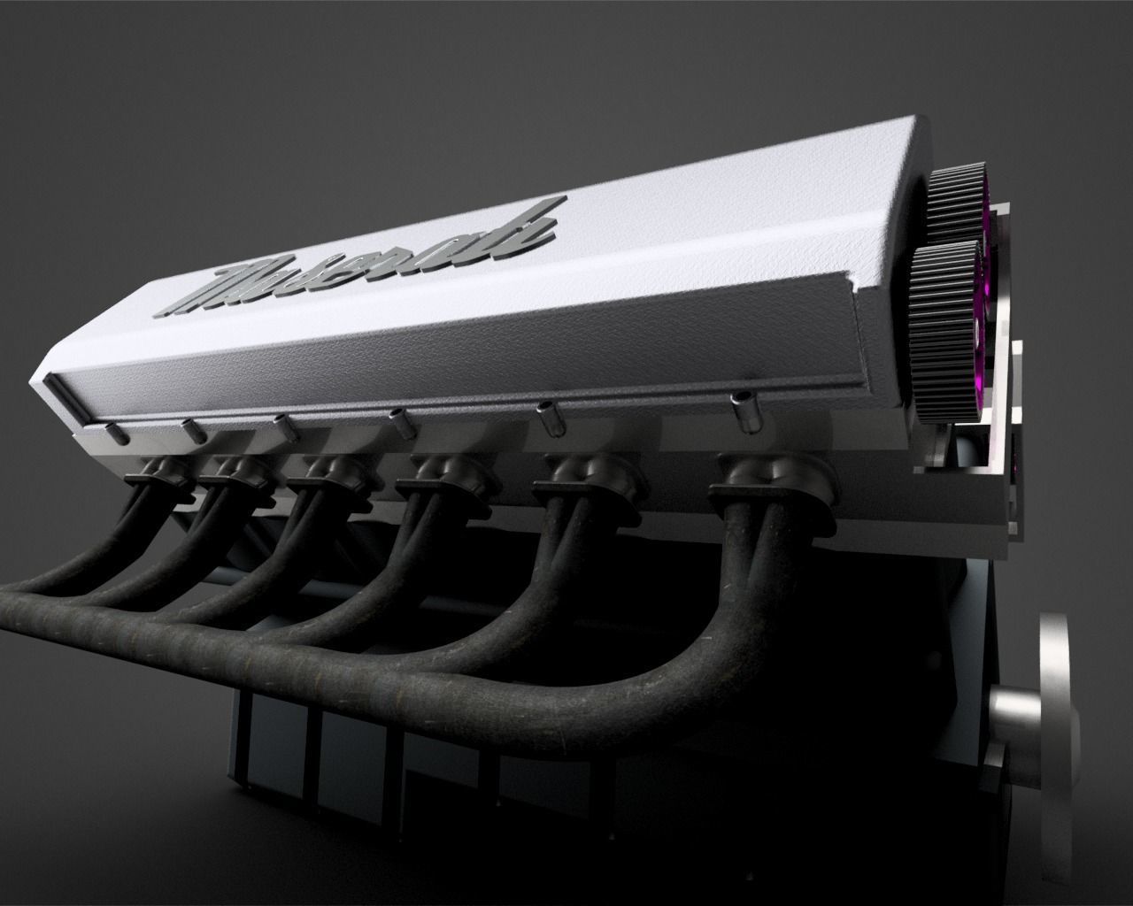 V12 Car Engine 3D model | CGTrader