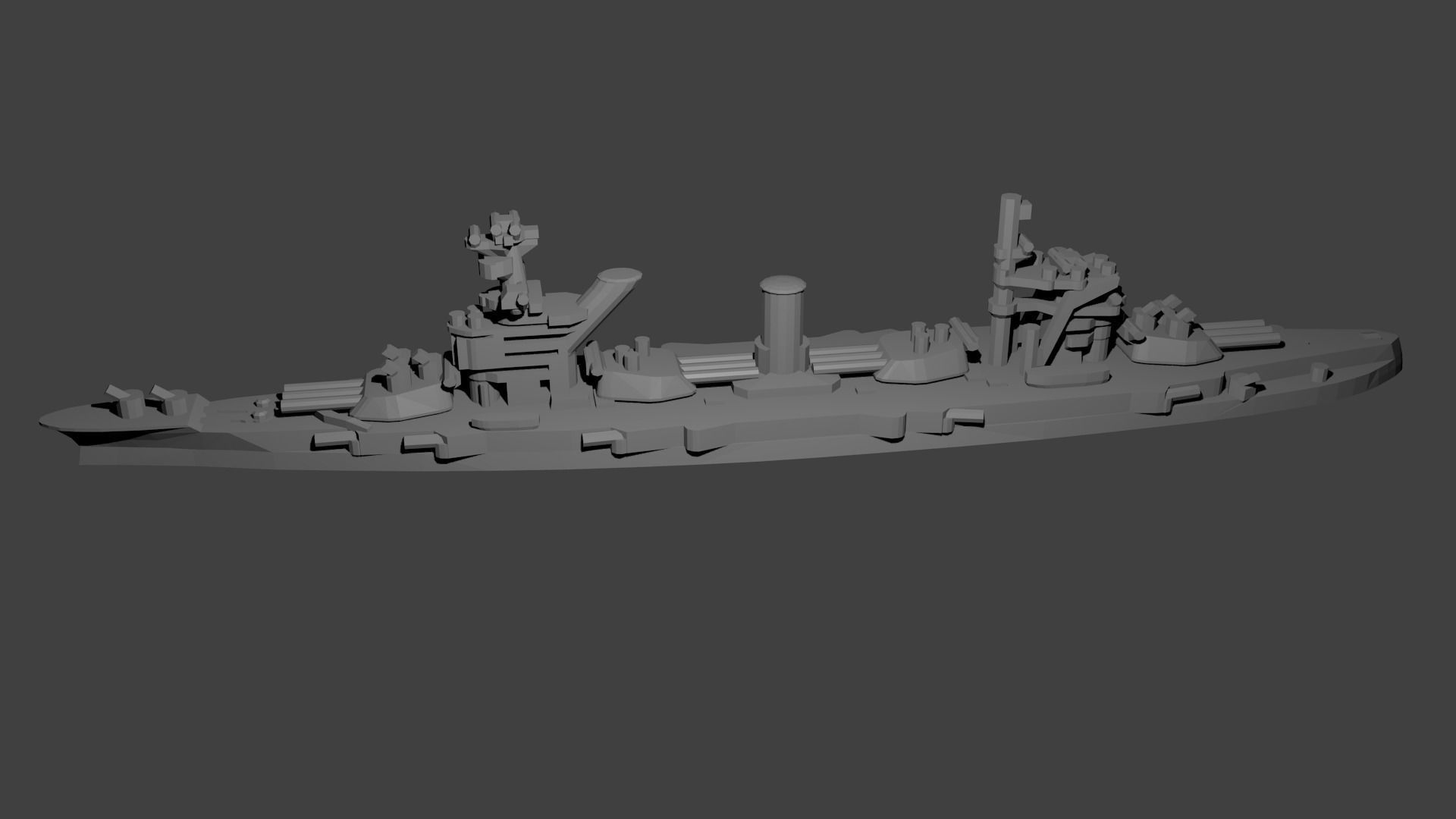 Soviet Gangut Class Battleship 3D model 3D printable | CGTrader
