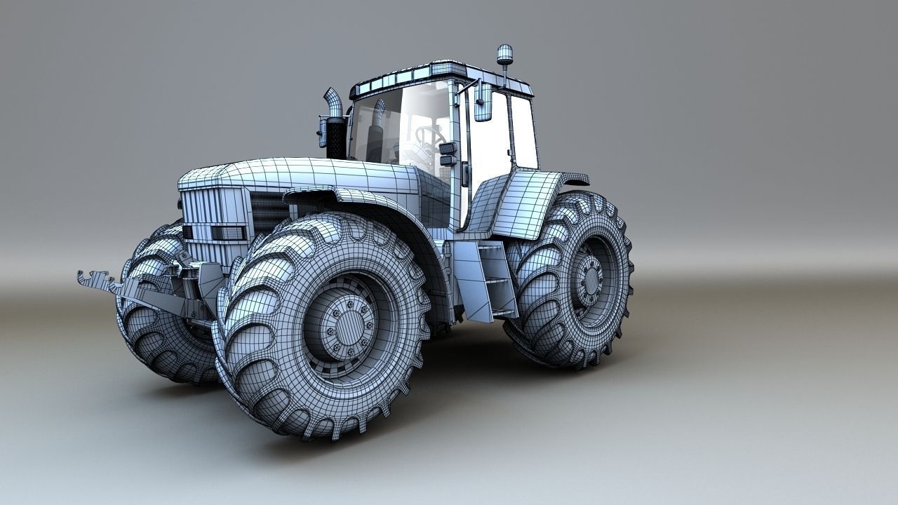 tractor 3D model | CGTrader