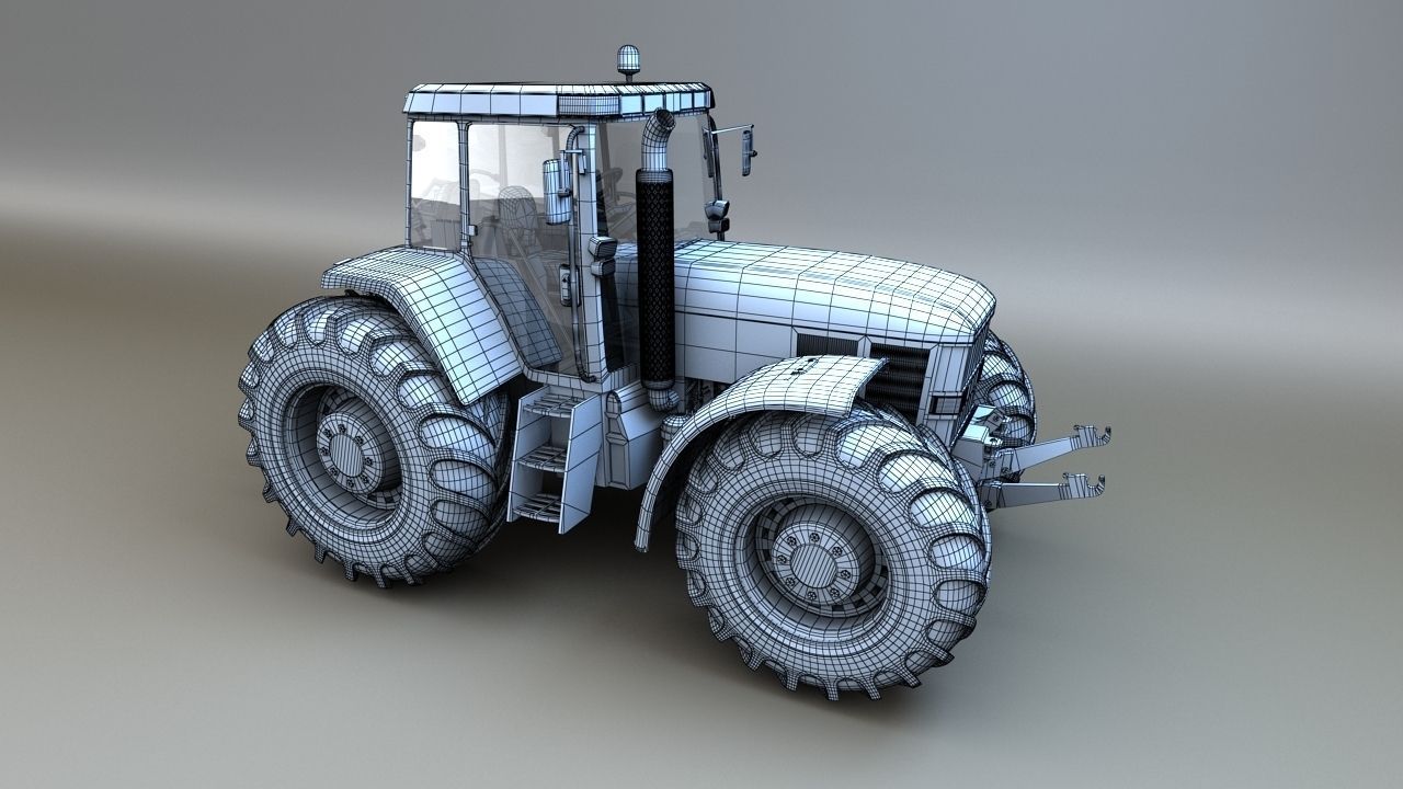 Tractor 3D model | CGTrader