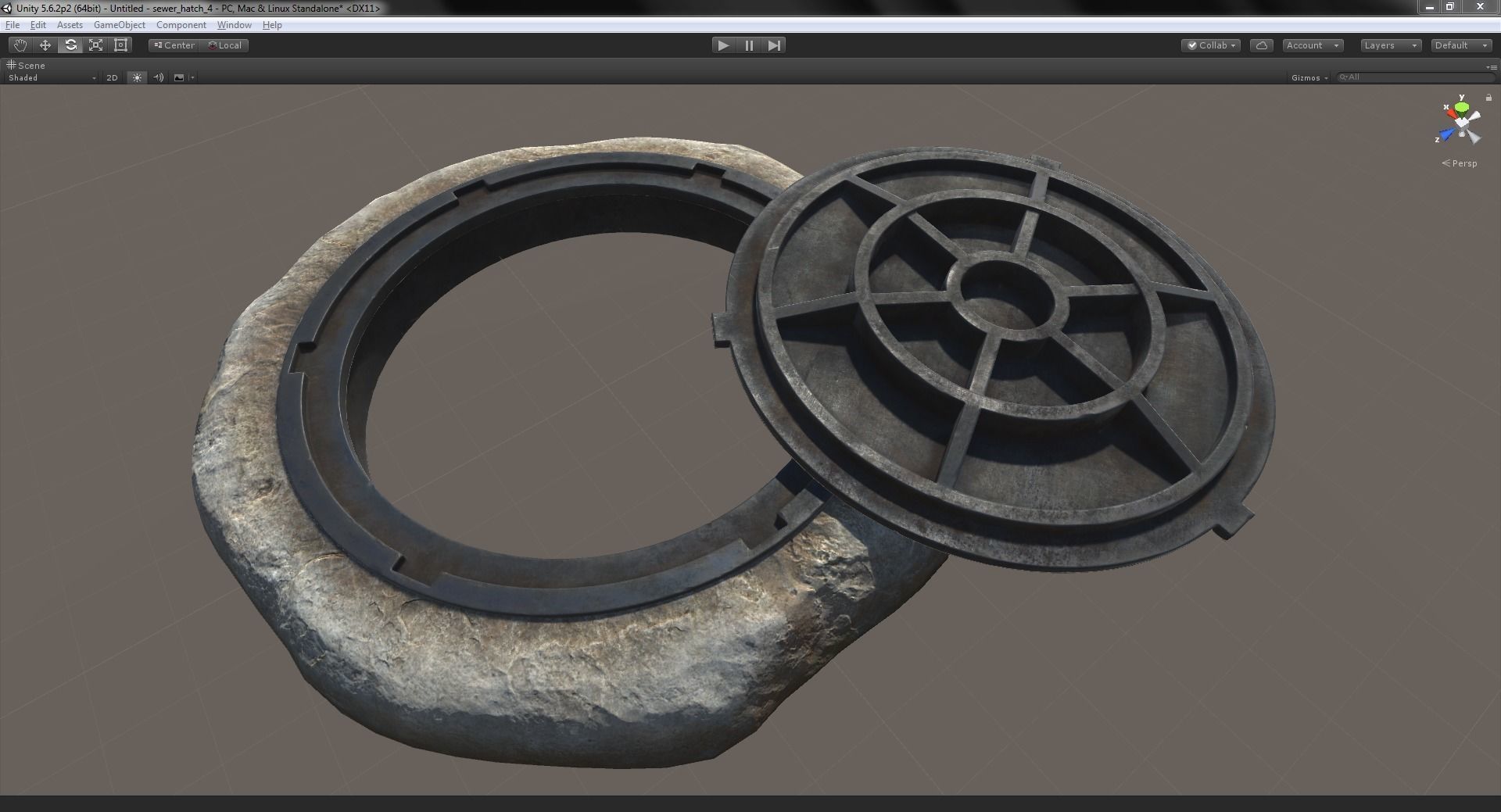 3D model Sewer Hatch v5 VR / AR / low-poly | CGTrader