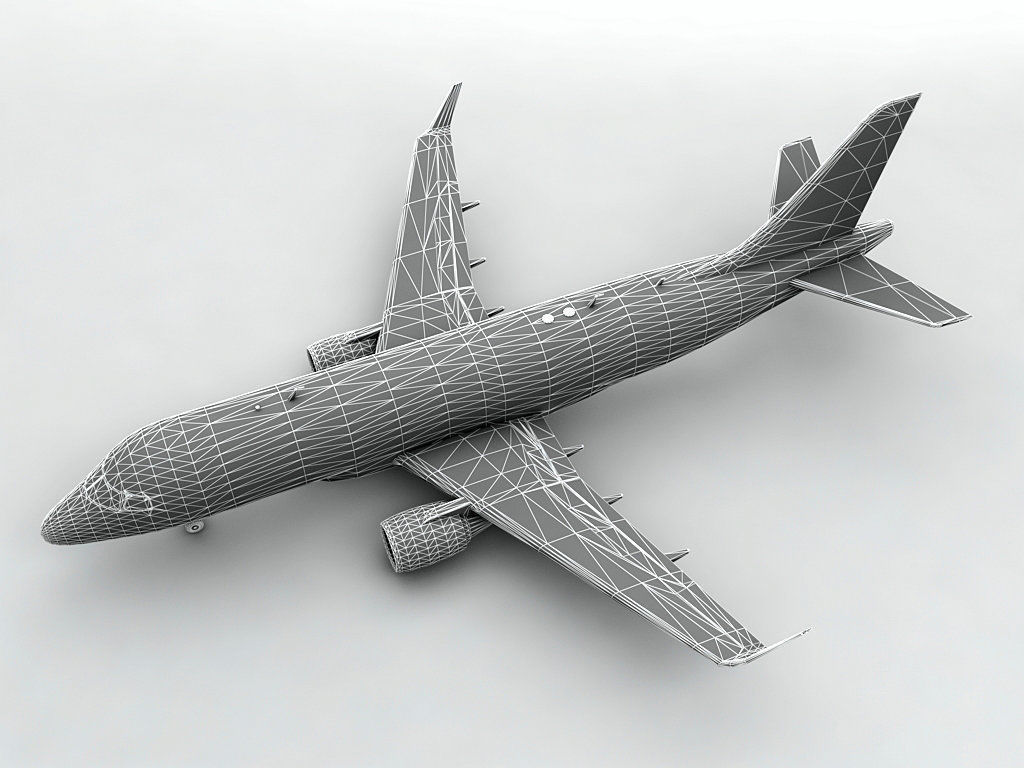 3D model Embraer ERJ 170 - Generic White VR / AR / low-poly | CGTrader