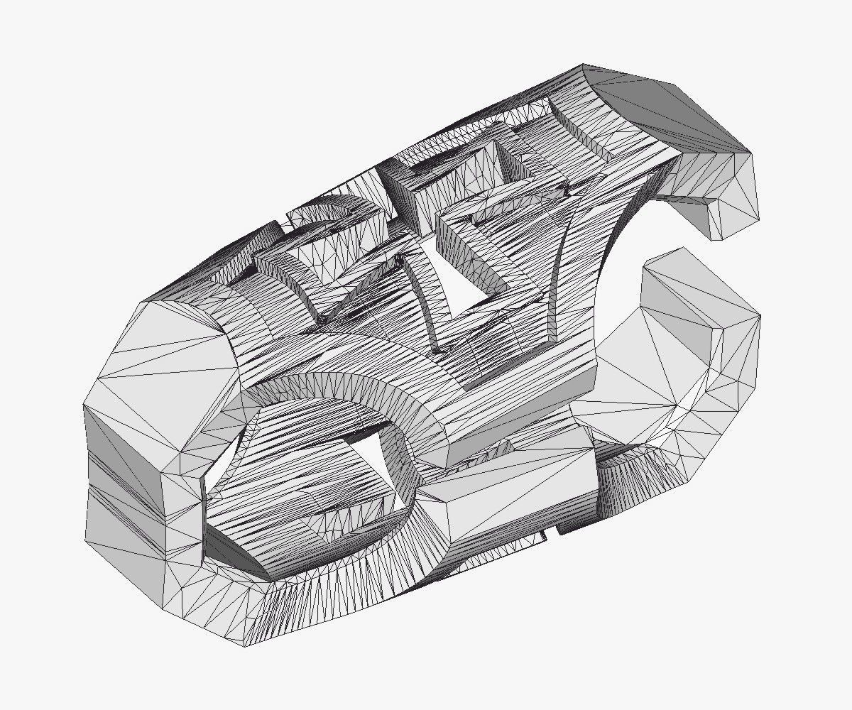 Chain link 127 3D model 3D printable | CGTrader