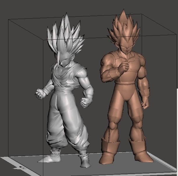 Gohan Teen SSJ2 - Cell Saga 3D model 3D printable | CGTrader