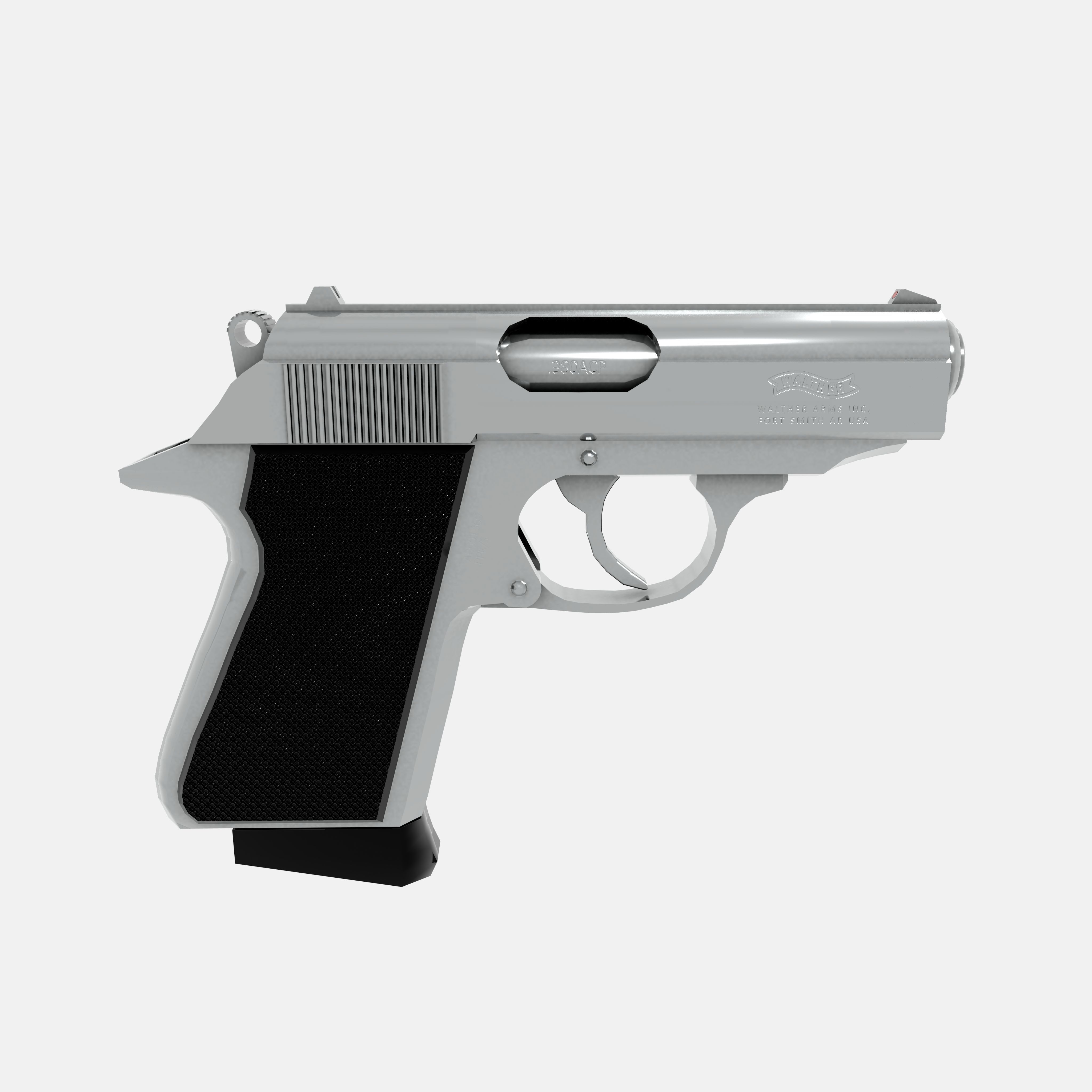 PPKS Pistol free 3D model | CGTrader
