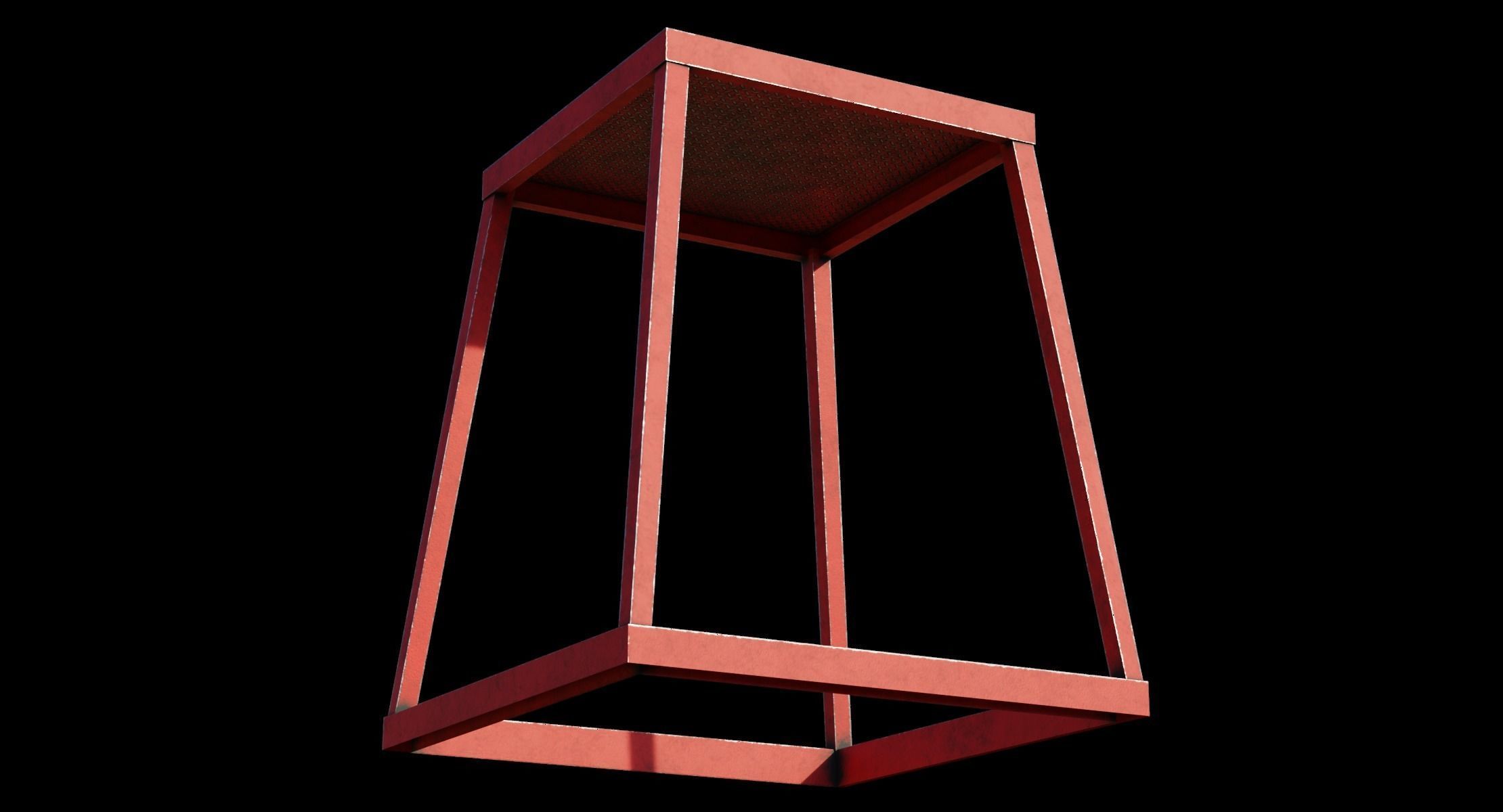 Gym Plyometric Stool - Low Poly 3D model | CGTrader