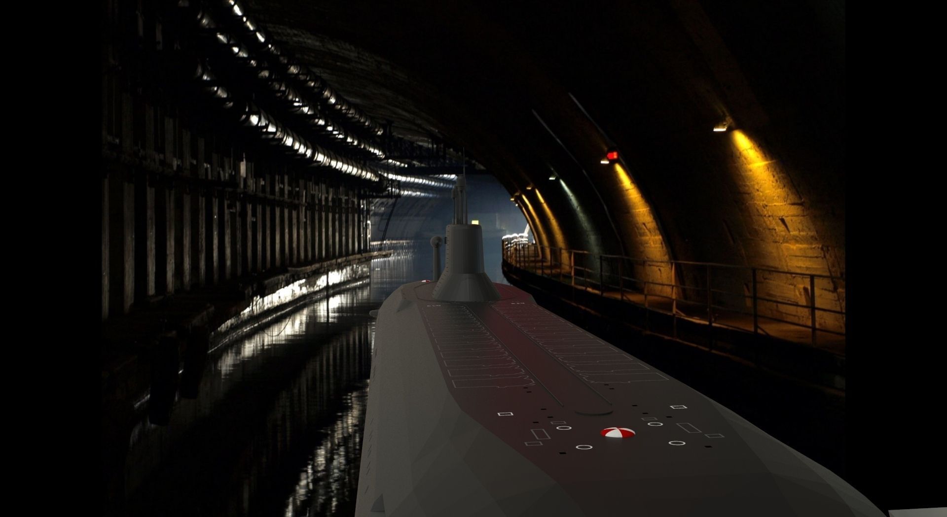 Red October Submarine free 3D model | CGTrader