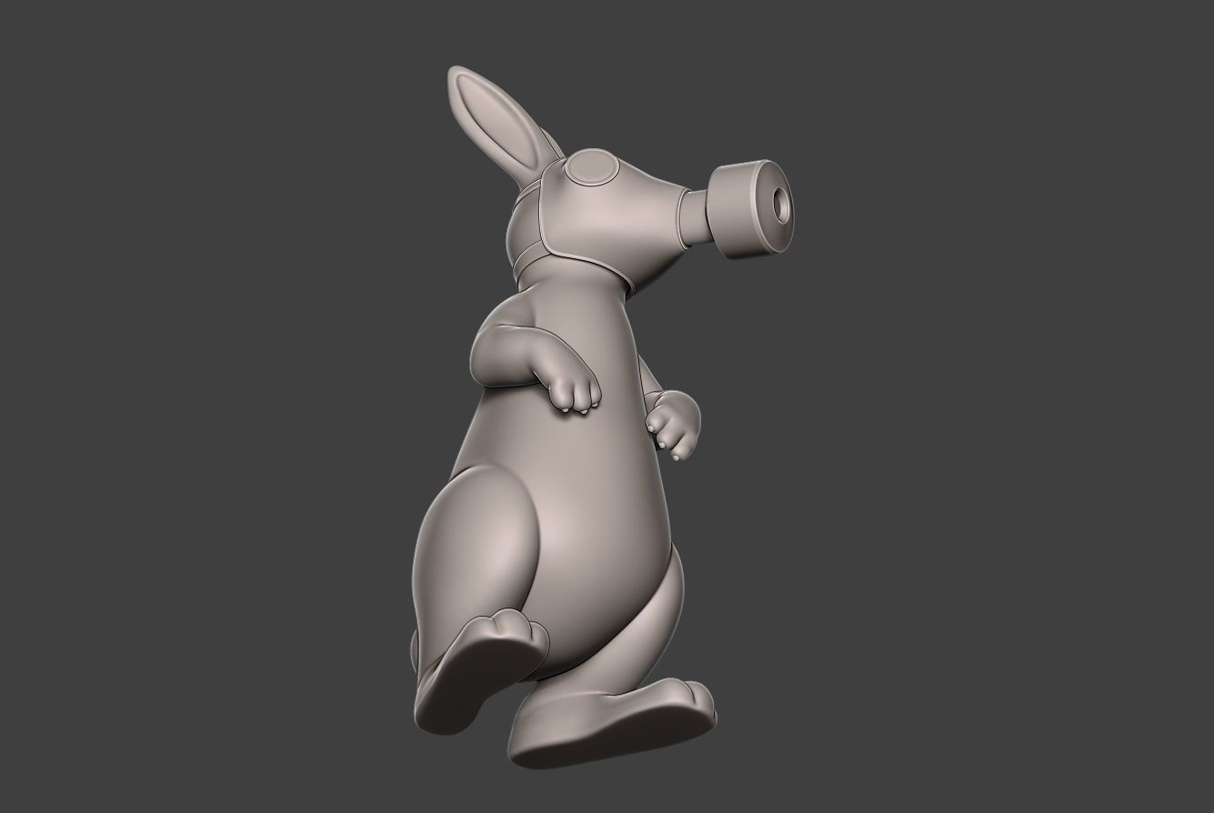 Hare 1 3D model 3D printable | CGTrader