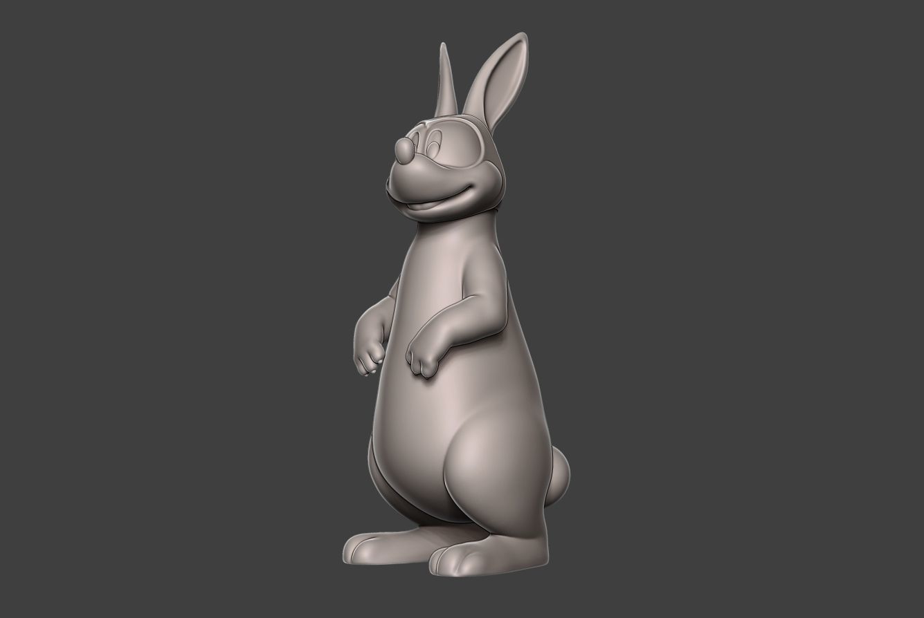 Hare 2 3D model 3D printable | CGTrader
