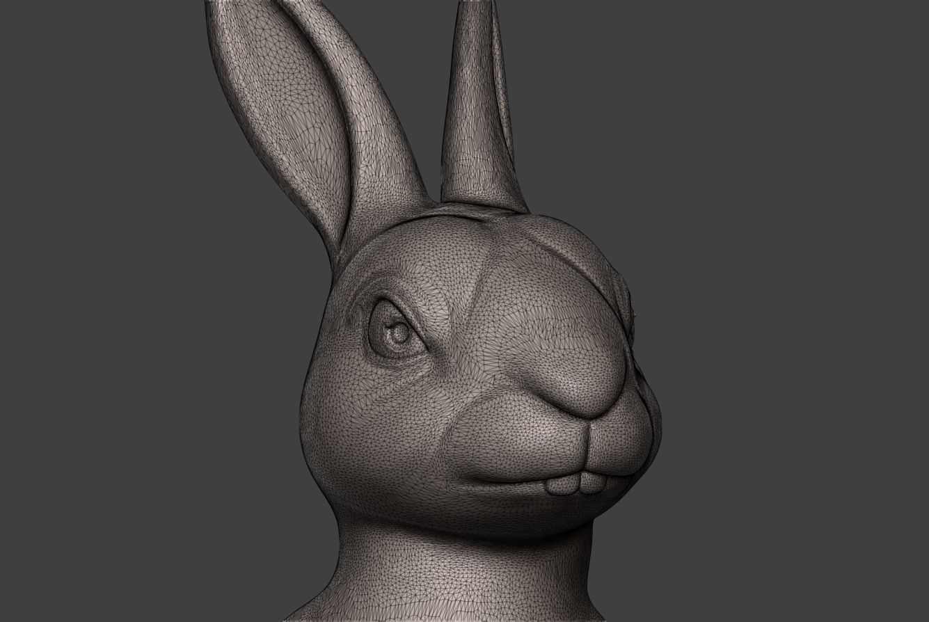 Hare 4 3D model 3D printable | CGTrader