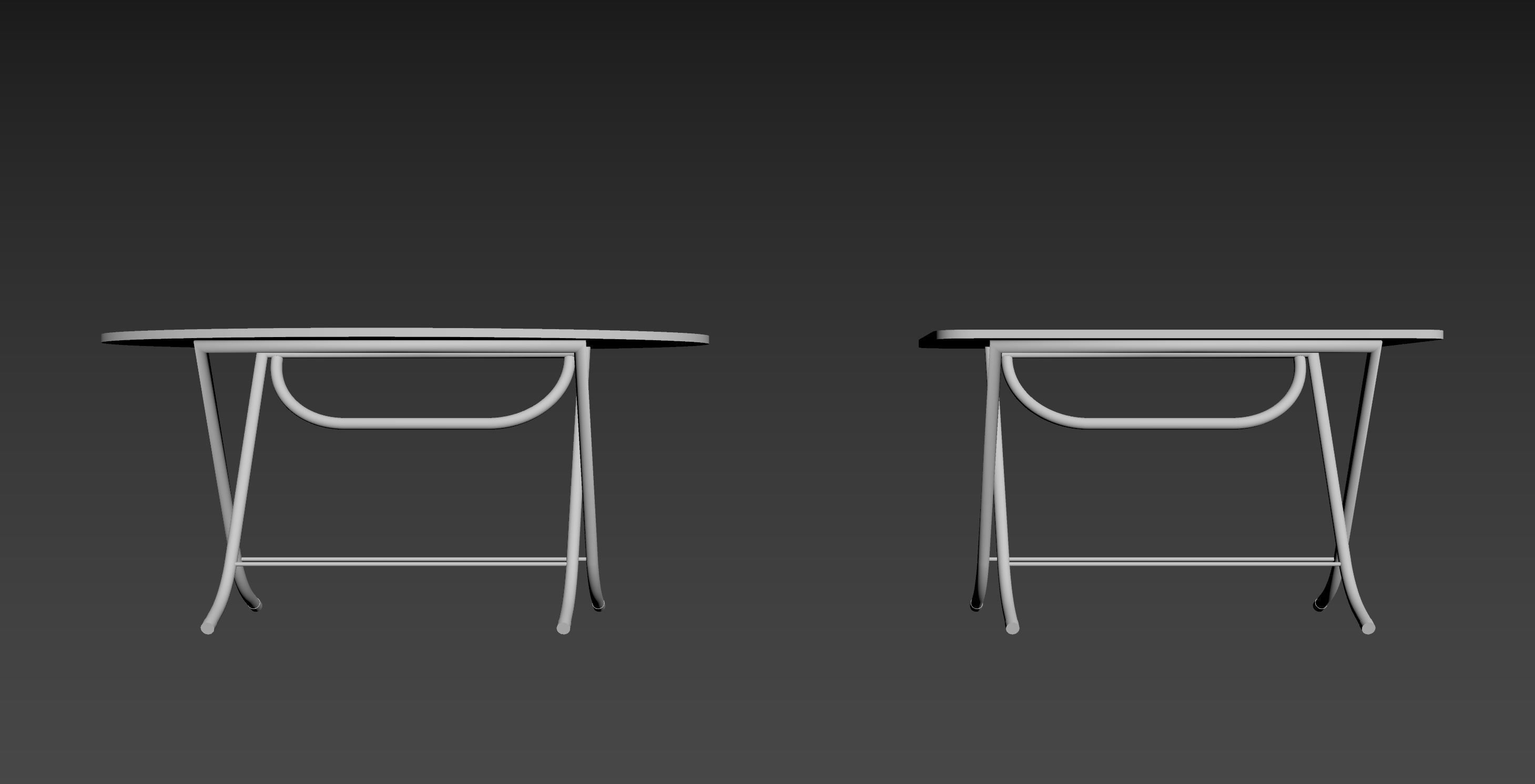 Folding Tables 3D model | CGTrader