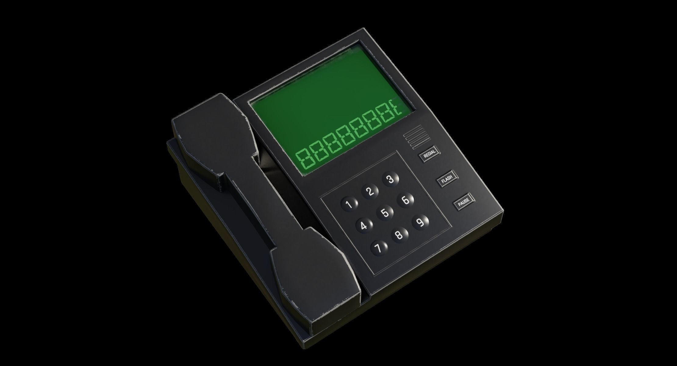 Phone - Low Poly telephone 3D model | CGTrader