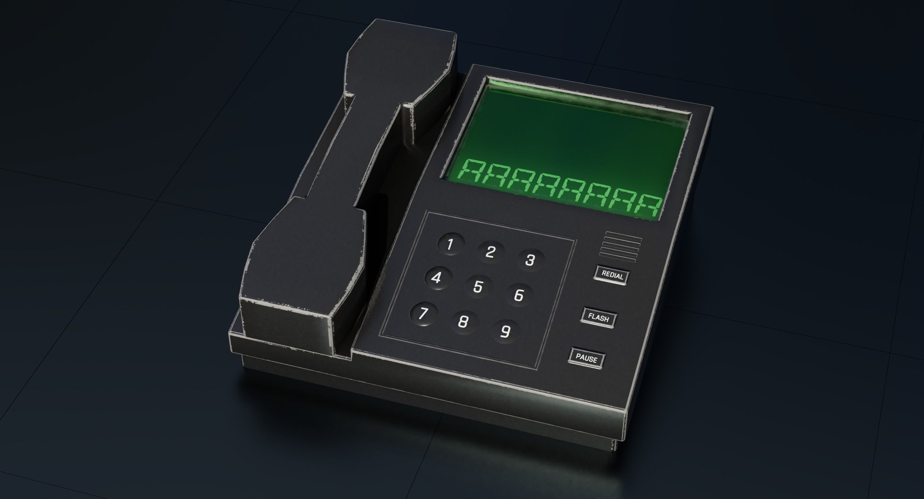 Phone - Low Poly telephone 3D model | CGTrader