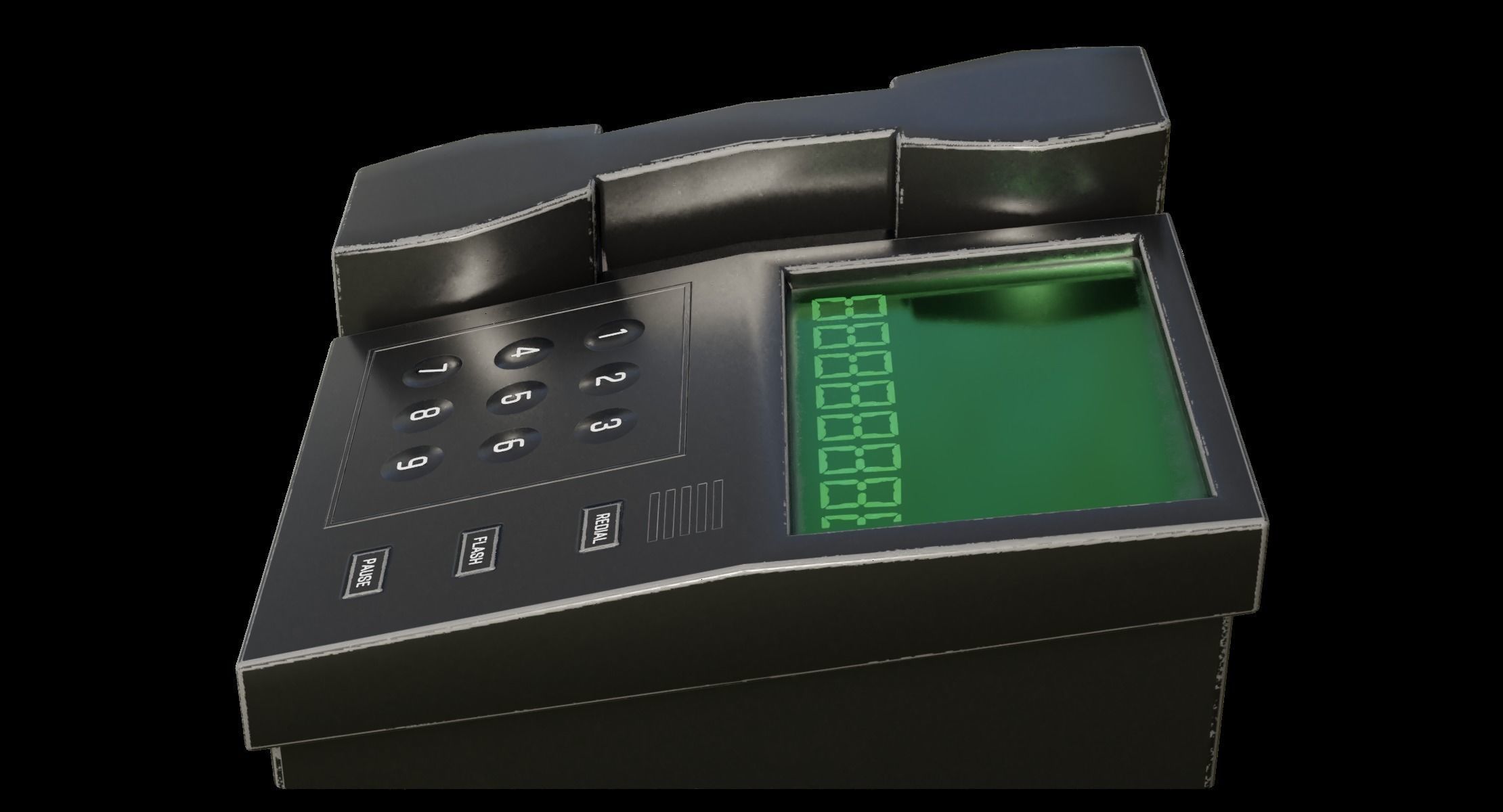 Phone - Low Poly telephone 3D model | CGTrader