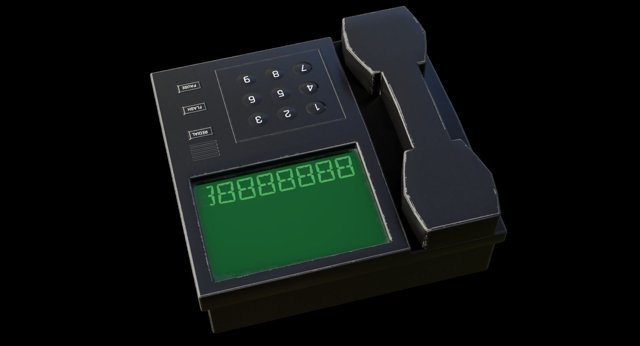 Phone - Low Poly telephone 3D model | CGTrader