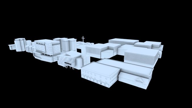 building set 3D model | CGTrader