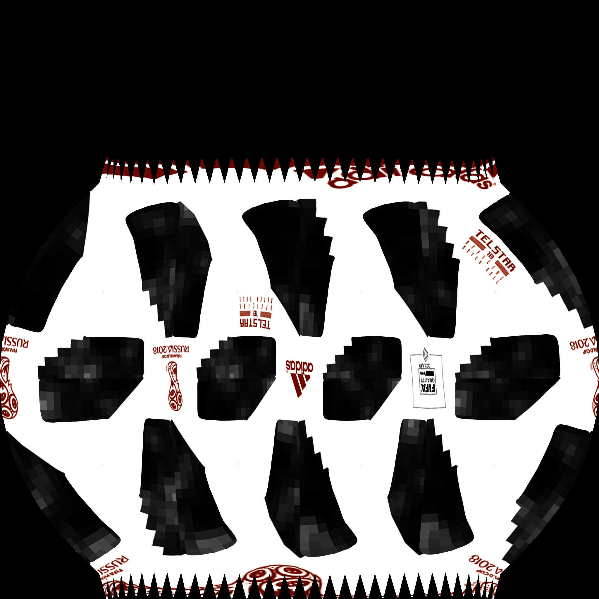 Adidas Telstar 18 free VR / AR / low-poly 3D model | CGTrader