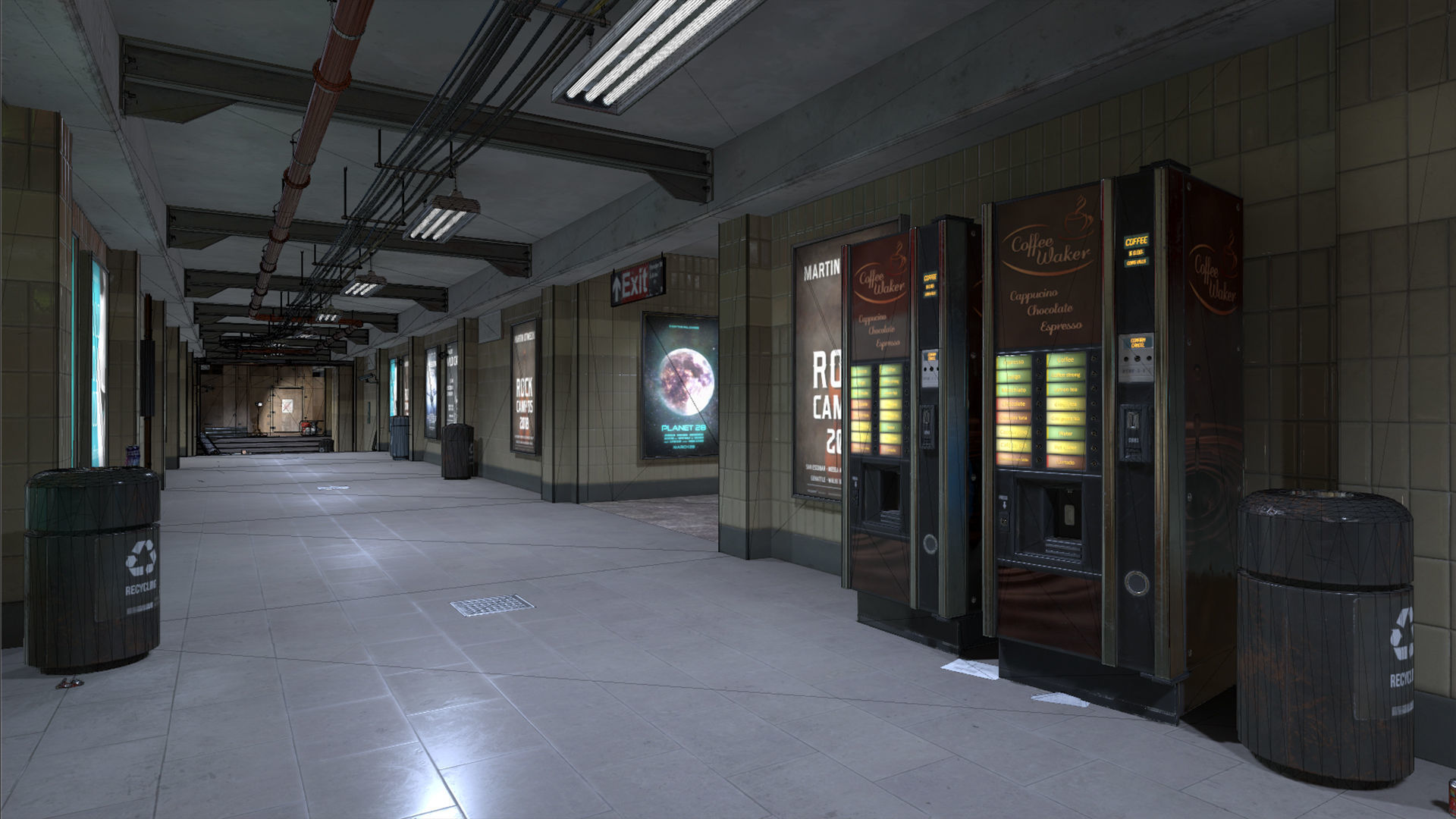 3D model Metro station modular kit VR / AR / low-poly | CGTrader