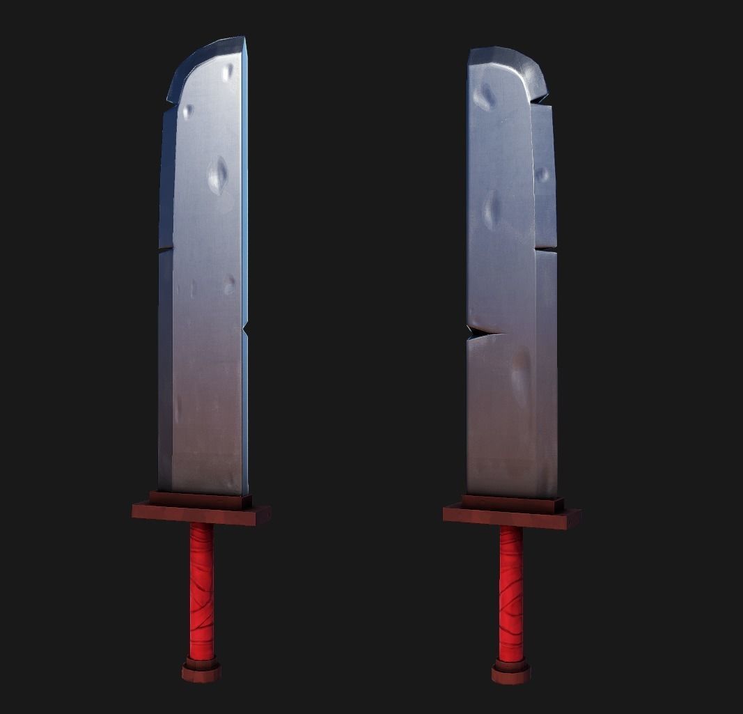 Stylised Sword free VR / AR / low-poly 3D model | CGTrader