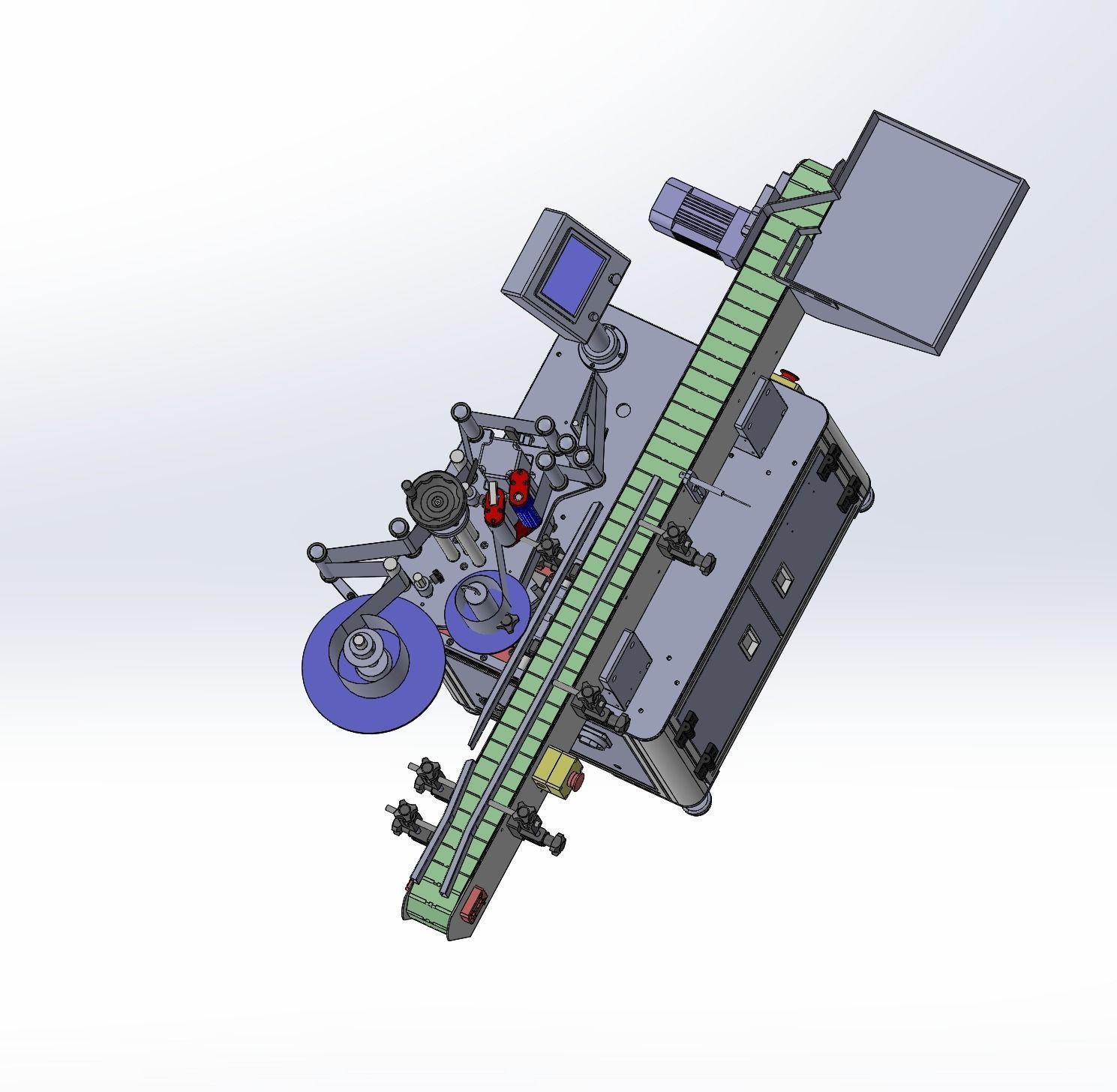 Labeling machine 3D model | CGTrader