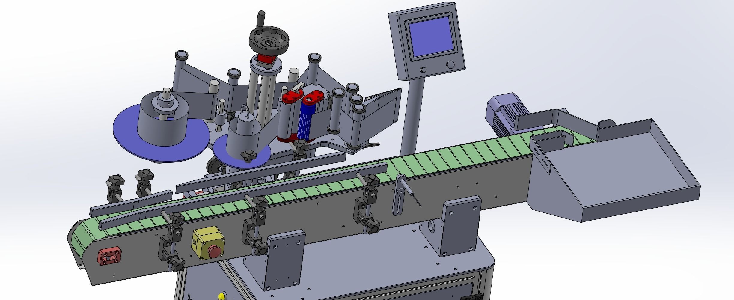 Labeling machine 3D model | CGTrader