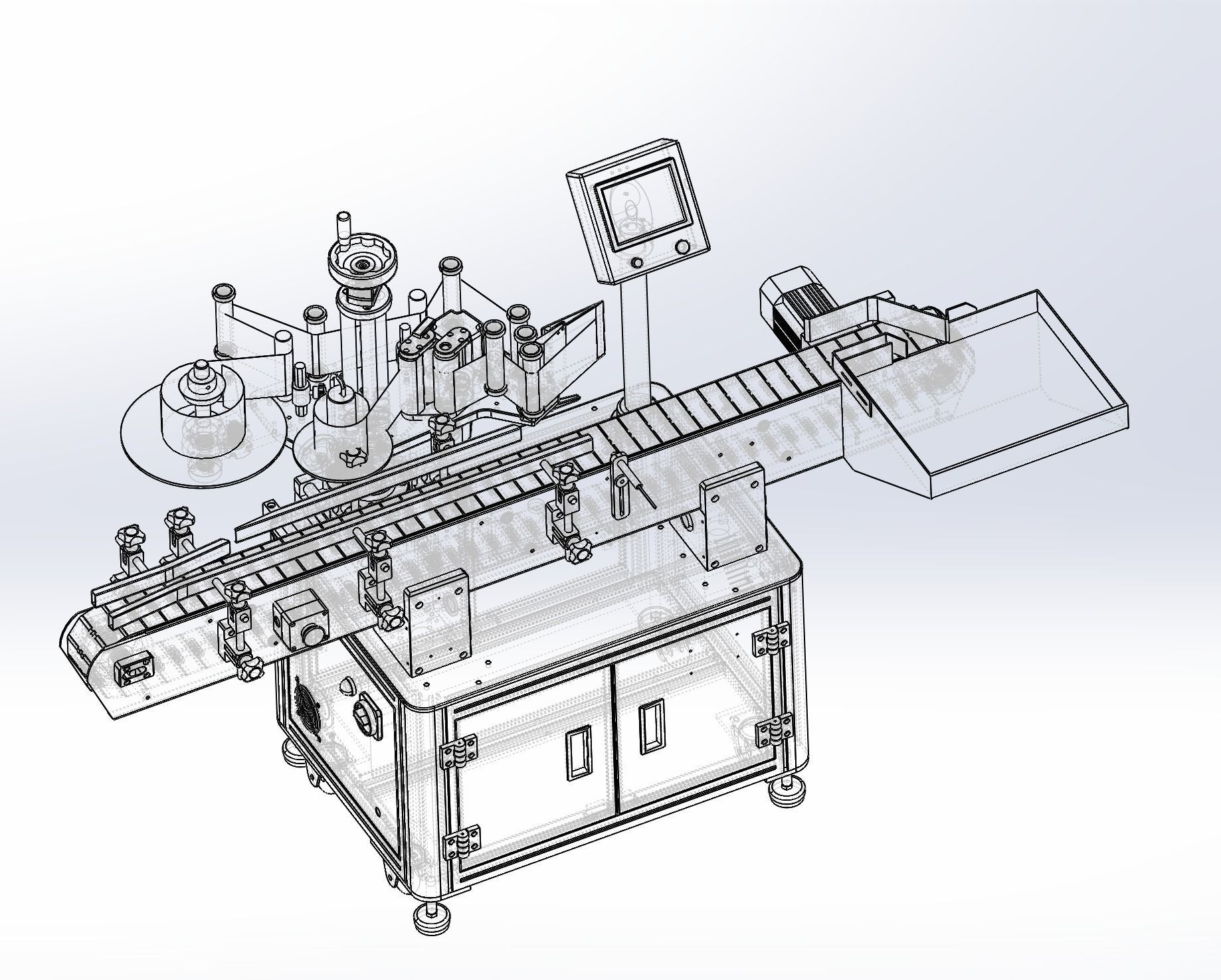 Labeling machine 3D model | CGTrader