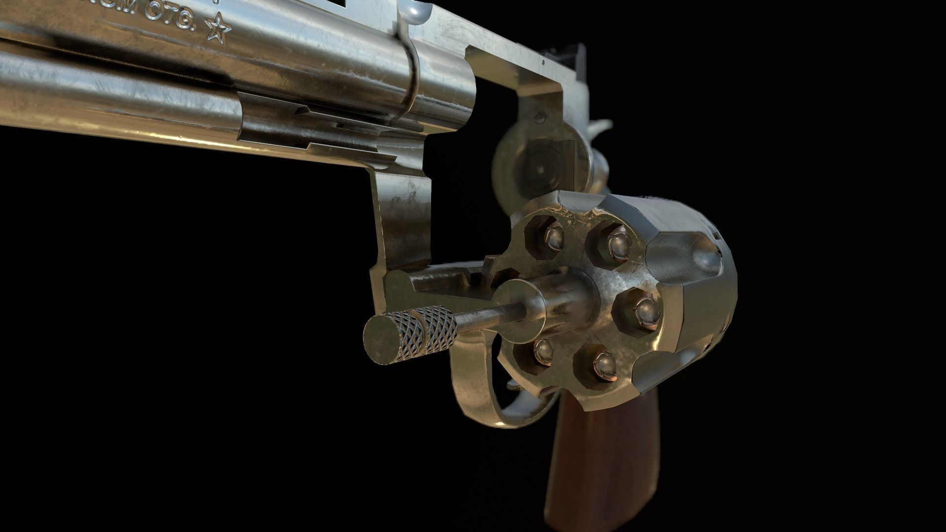 3D model Colt Python VR / AR / low-poly rigged animated | CGTrader
