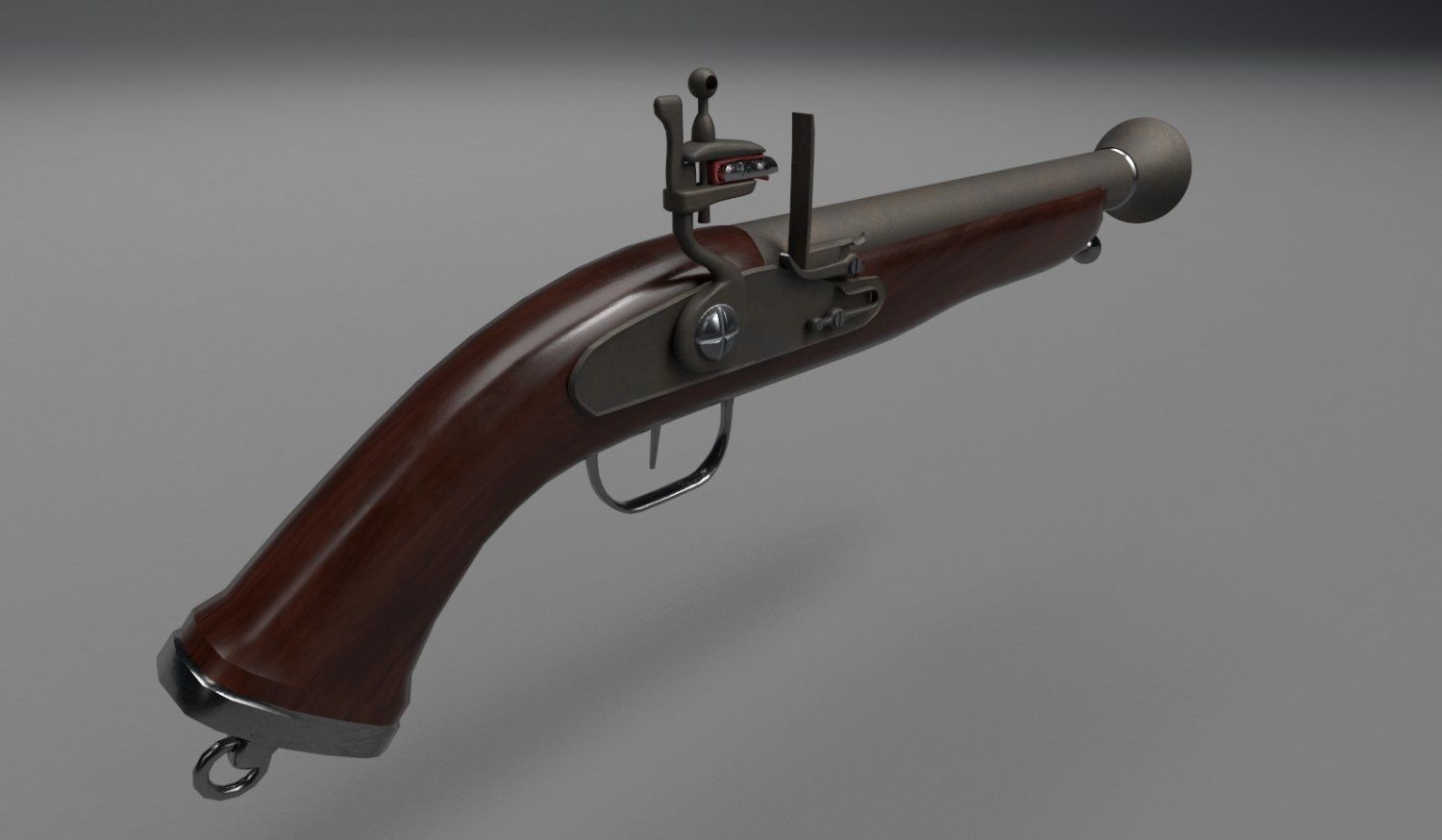 Flintlock Gun 3D model | CGTrader