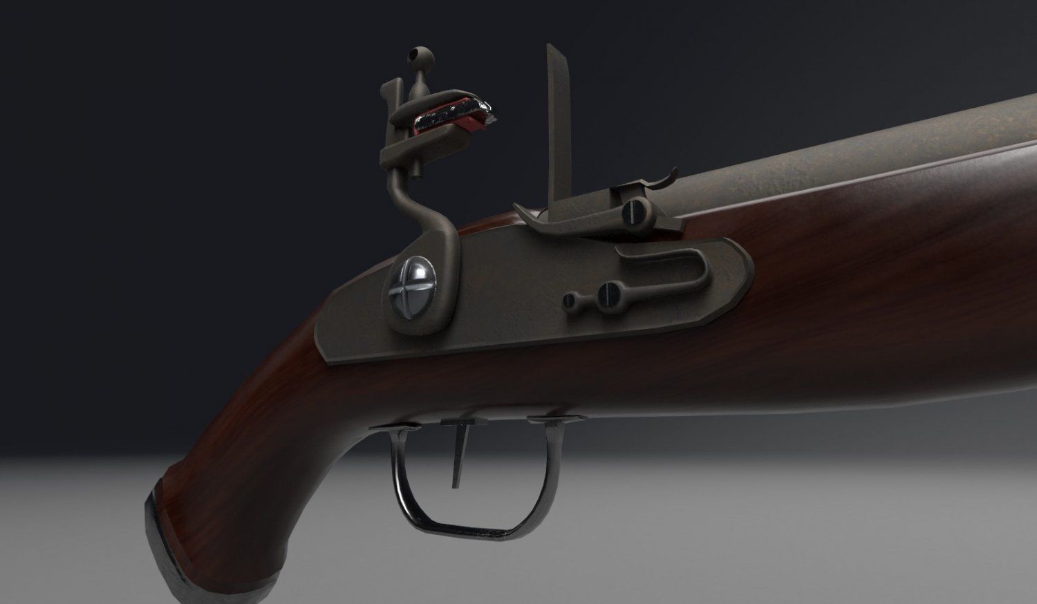 Flintlock Gun 3D model | CGTrader