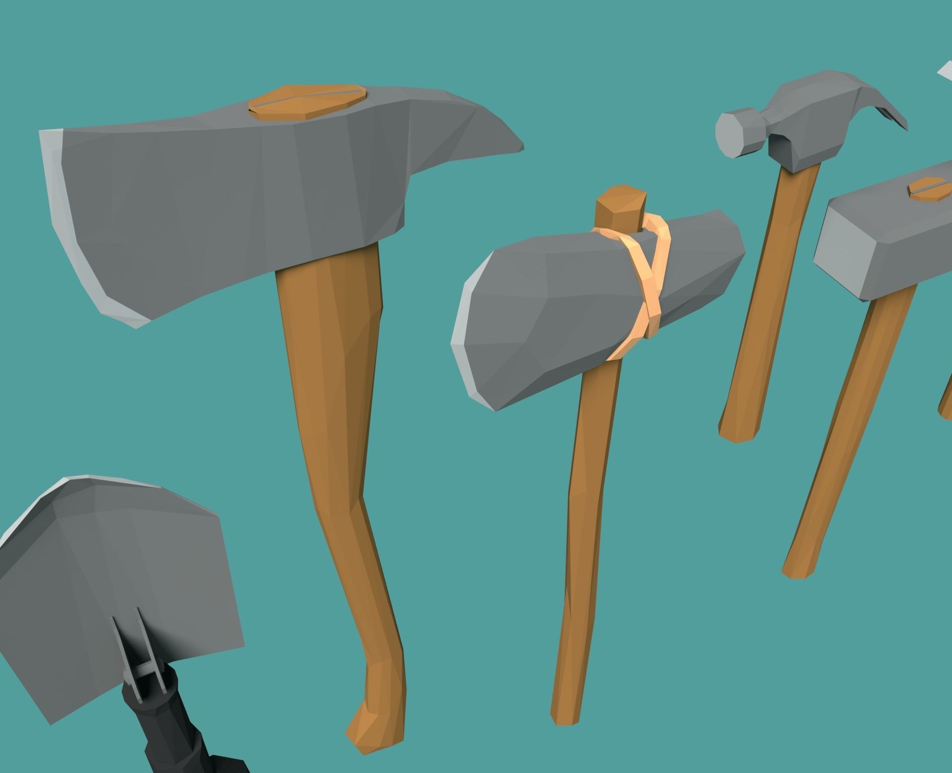 3D model Low-poly Tools VR / AR / low-poly | CGTrader