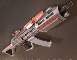 Animated Assault rifle 3D Models | CGTrader