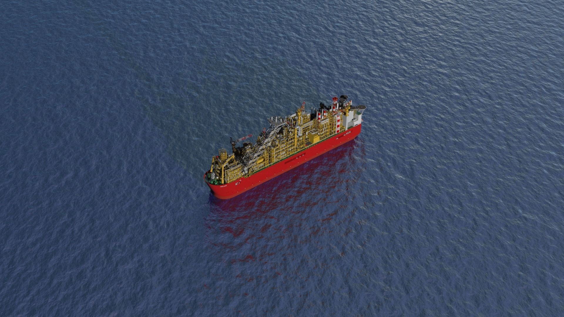 Shell prelude FLNG 3D model | CGTrader