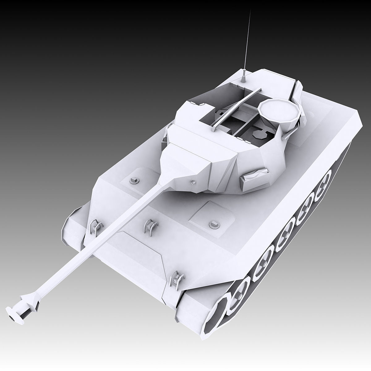 Hellcat Tank 3D model | CGTrader